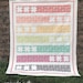 Candy Striped PAPER Quilt Pattern #160 - Etsy