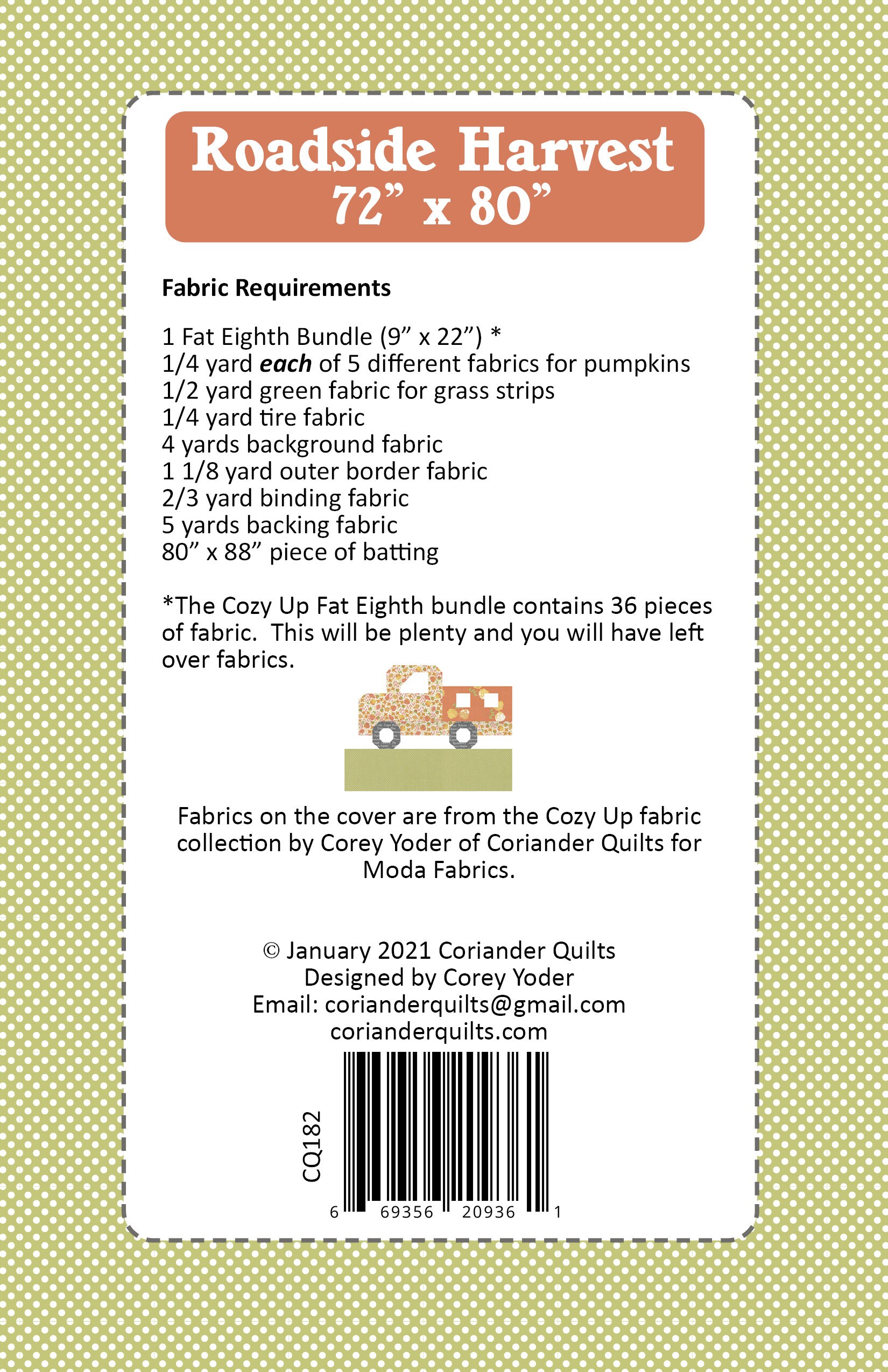 Roadside Harvest Paper Quilt Pattern 182 | Etsy