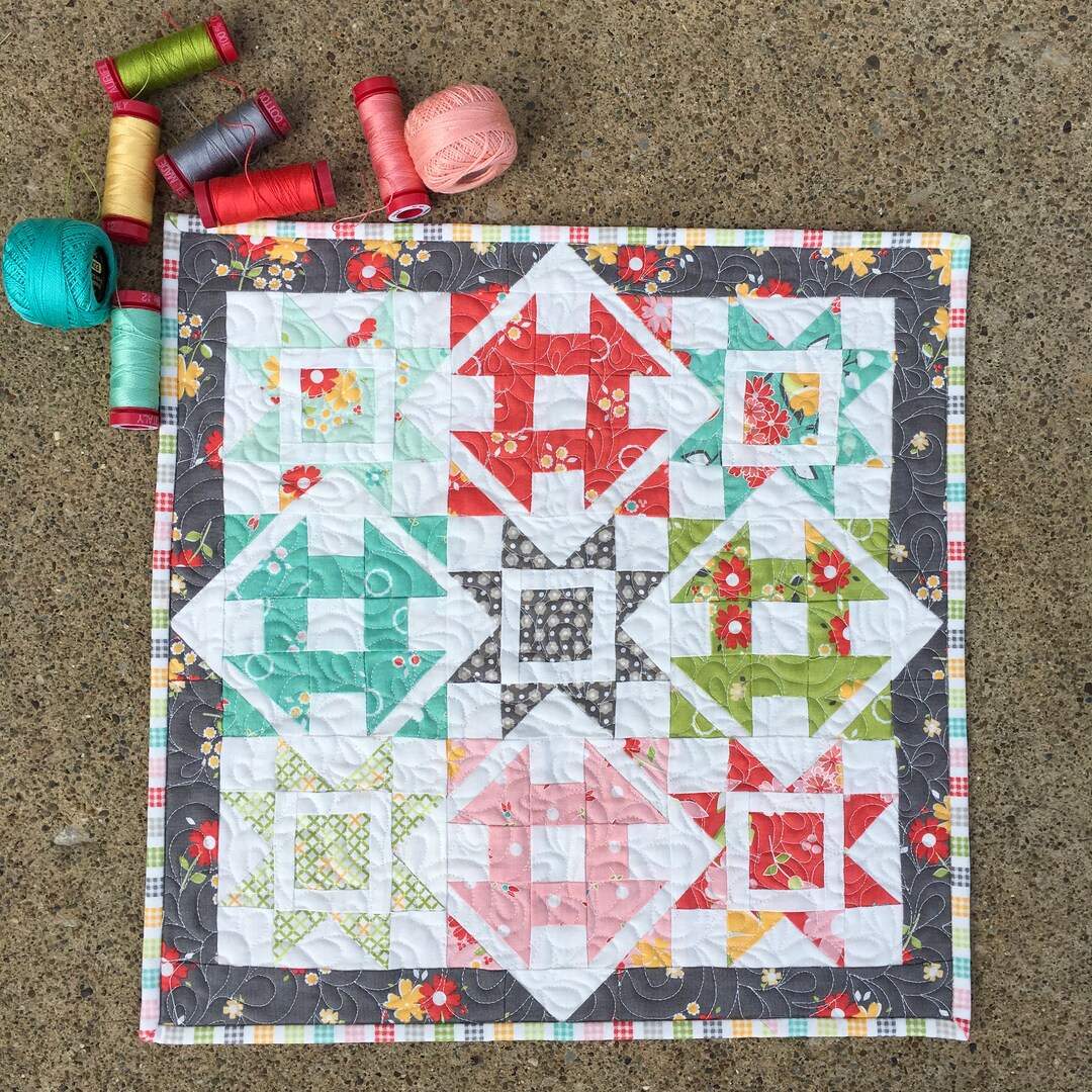Mini Dashing PDF Quilt Pattern #124 - Etsy