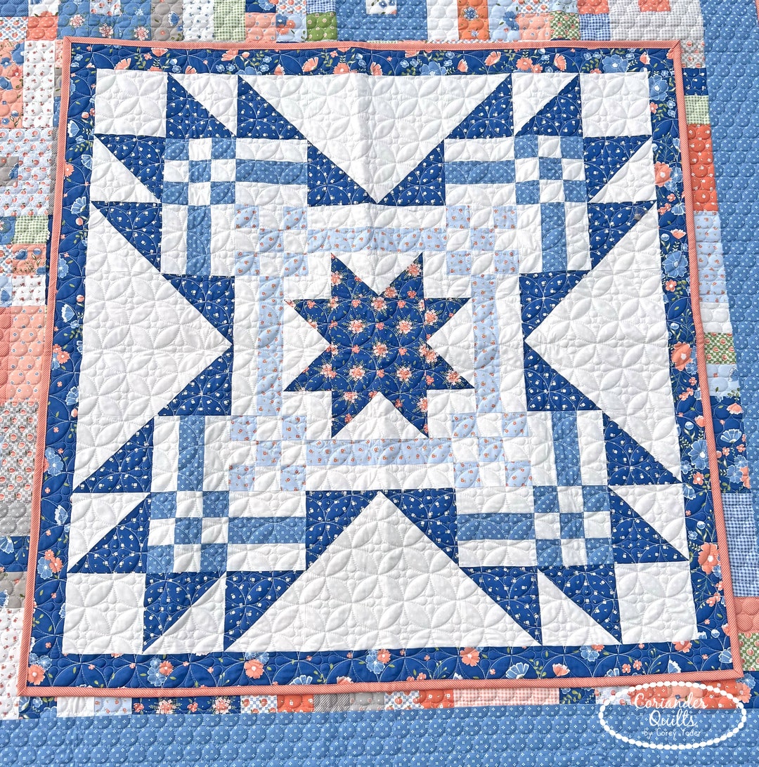 Barn Star 6 DIGITAL/PDF Quilt Pattern #203 - Etsy