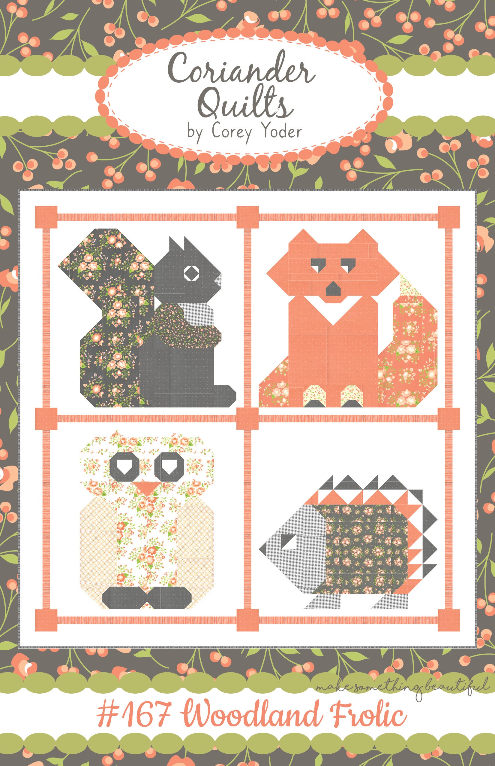Woodland Frolic PDF Quilt Pattern #167 - Etsy