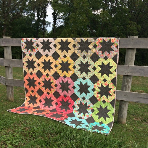 PDF Quilt Pattern Star Chain three Design Variations - Etsy