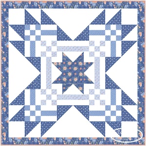 Barn Star 6 DIGITAL/PDF Quilt Pattern #203 - Etsy
