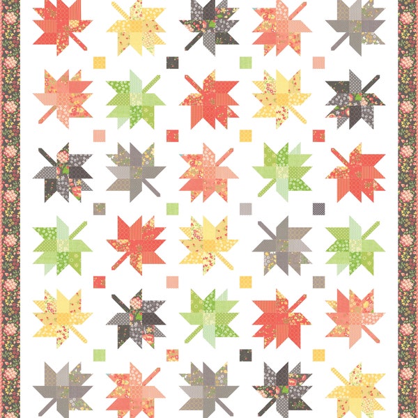 Maple Leaf Quilt - Etsy