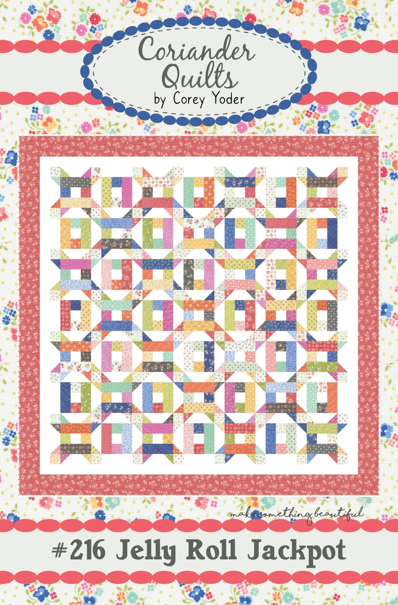 Jelly Roll Jackpot PDF Quilt Pattern #216 - Etsy