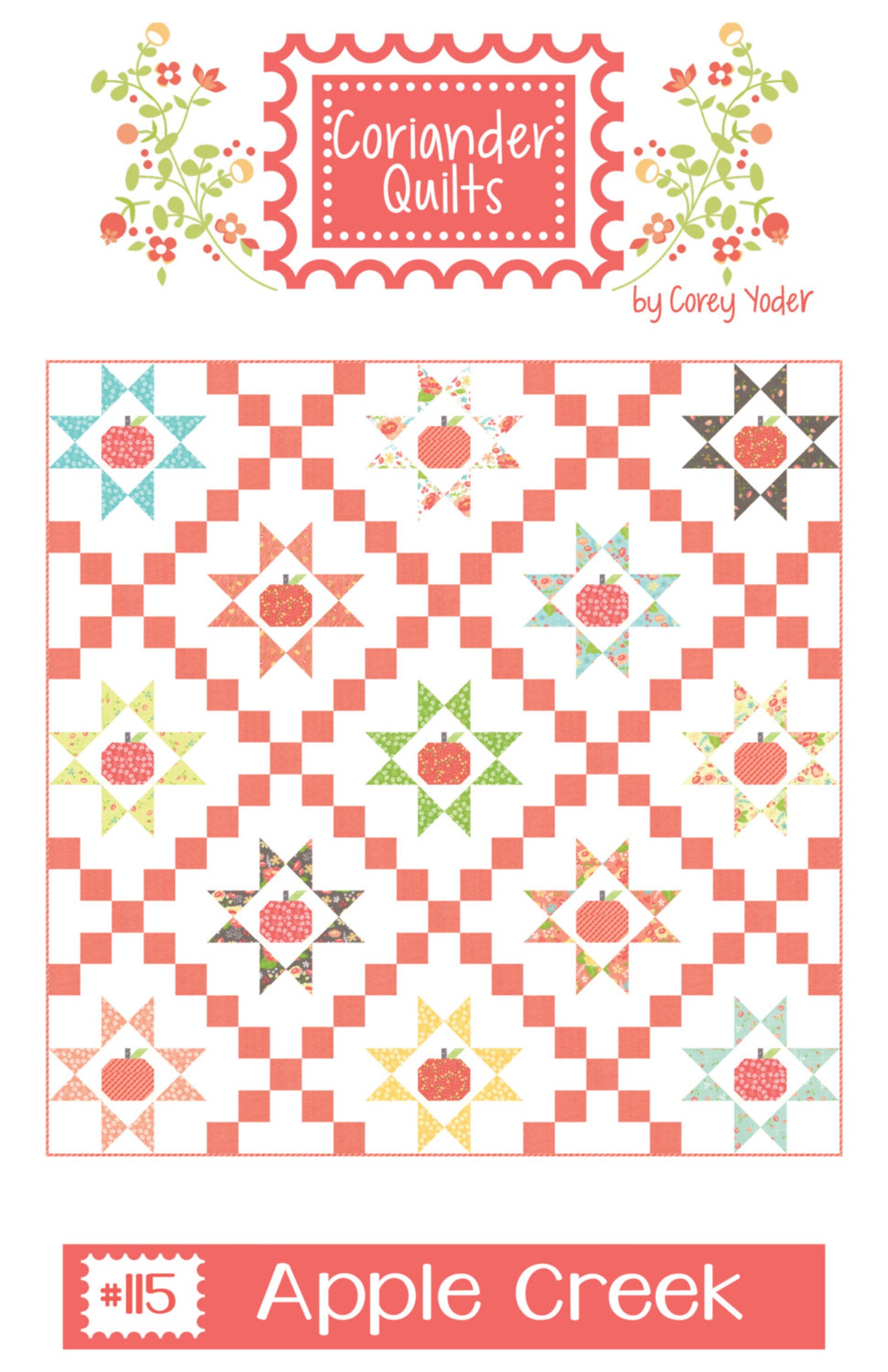 Apple Creek PDF Quilt Pattern #115 - Etsy