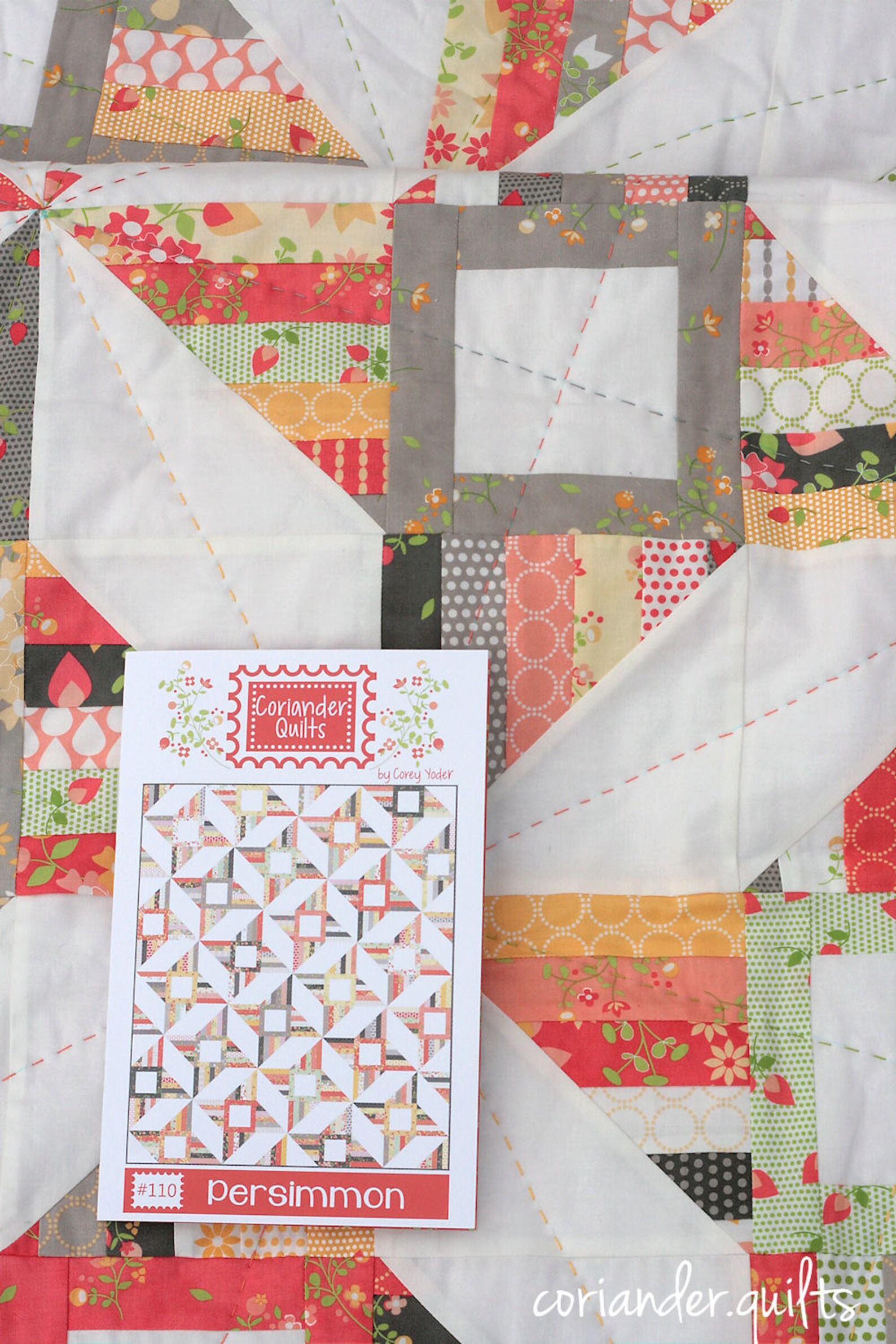 Persimmon PAPER Quilt Pattern 110 - Etsy