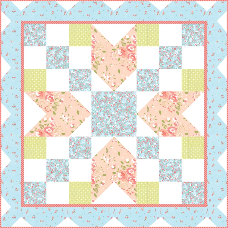 Barn Star 4 Pattern #155 PAPER Quilt Pattern - Etsy