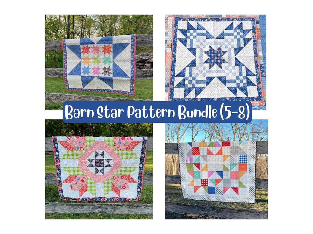 Barn Star Bundle (5-8) PDF Pattern Version - Etsy