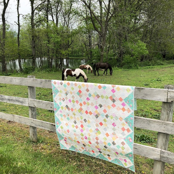 Scrap It up Quilt Pattern 70 X 80 - Etsy Canada