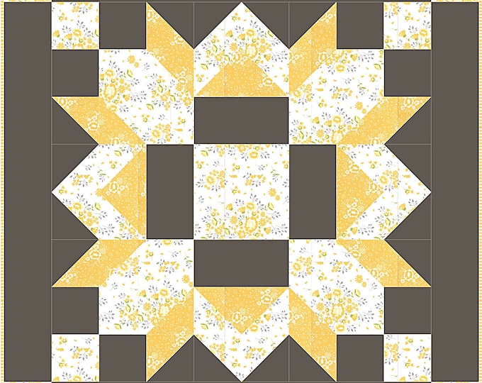 Barn Star PDF Quilt Pattern #127 - Etsy
