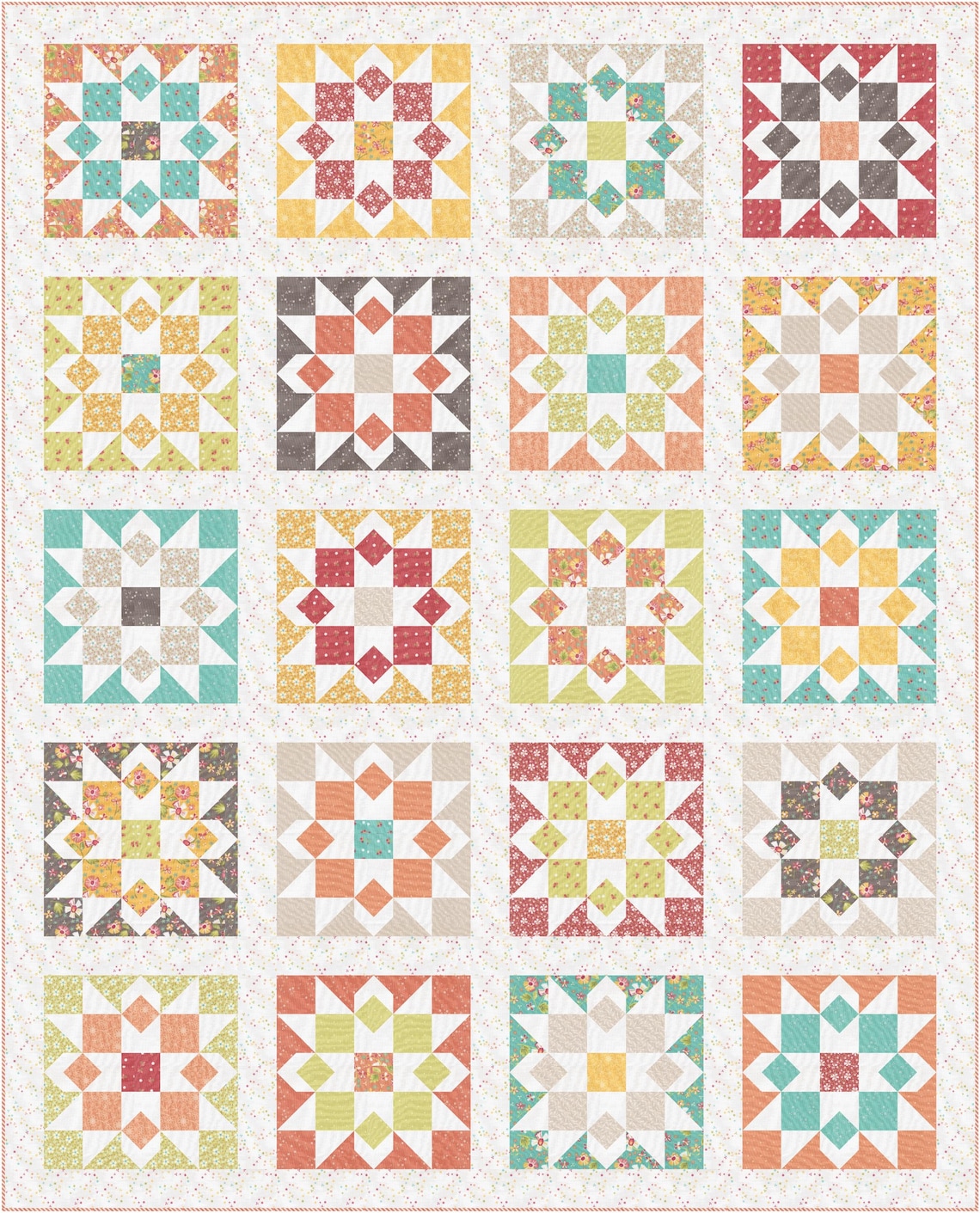 Fanciful PDF/DIGITAL Quilt Pattern #231 - Etsy