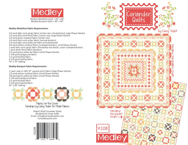 Medley PDF Quilt Pattern 108 - Etsy Australia