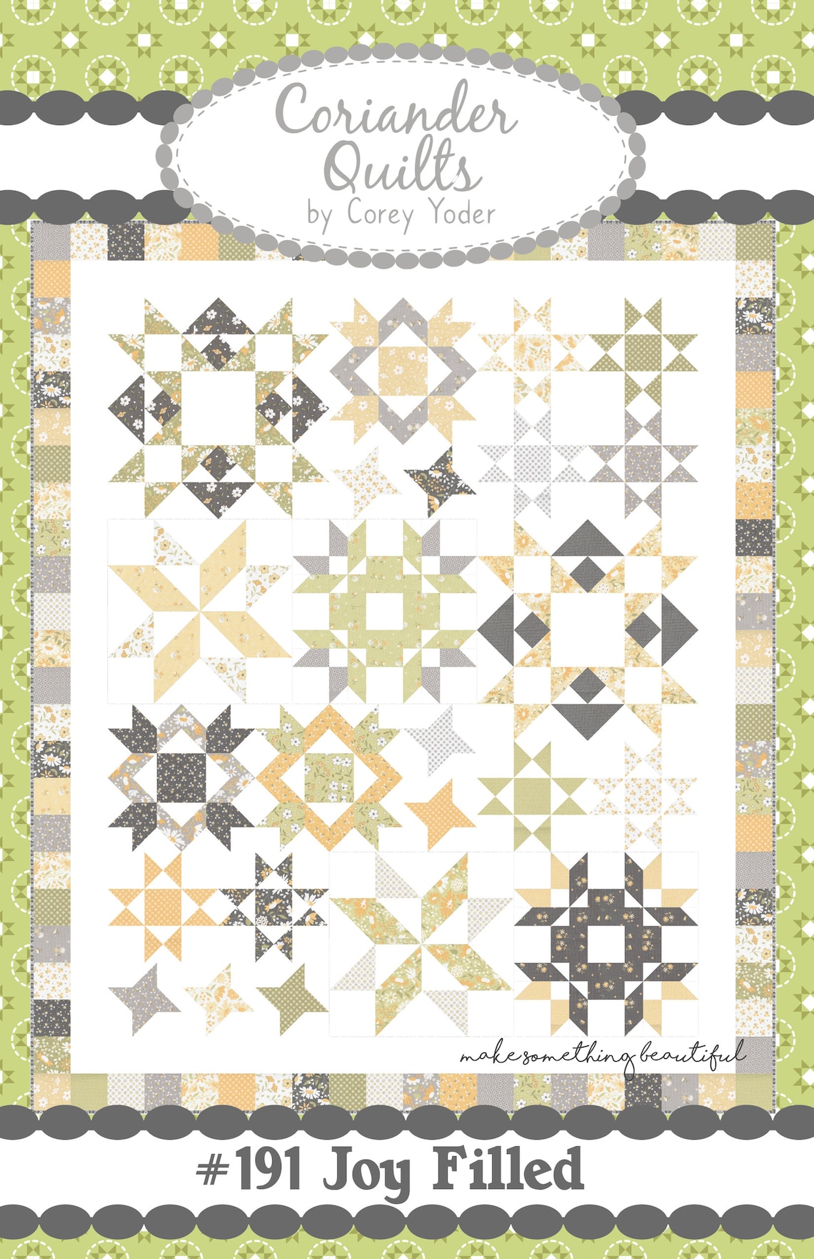 Joy Filled PDF Quilt Pattern #191 - Etsy