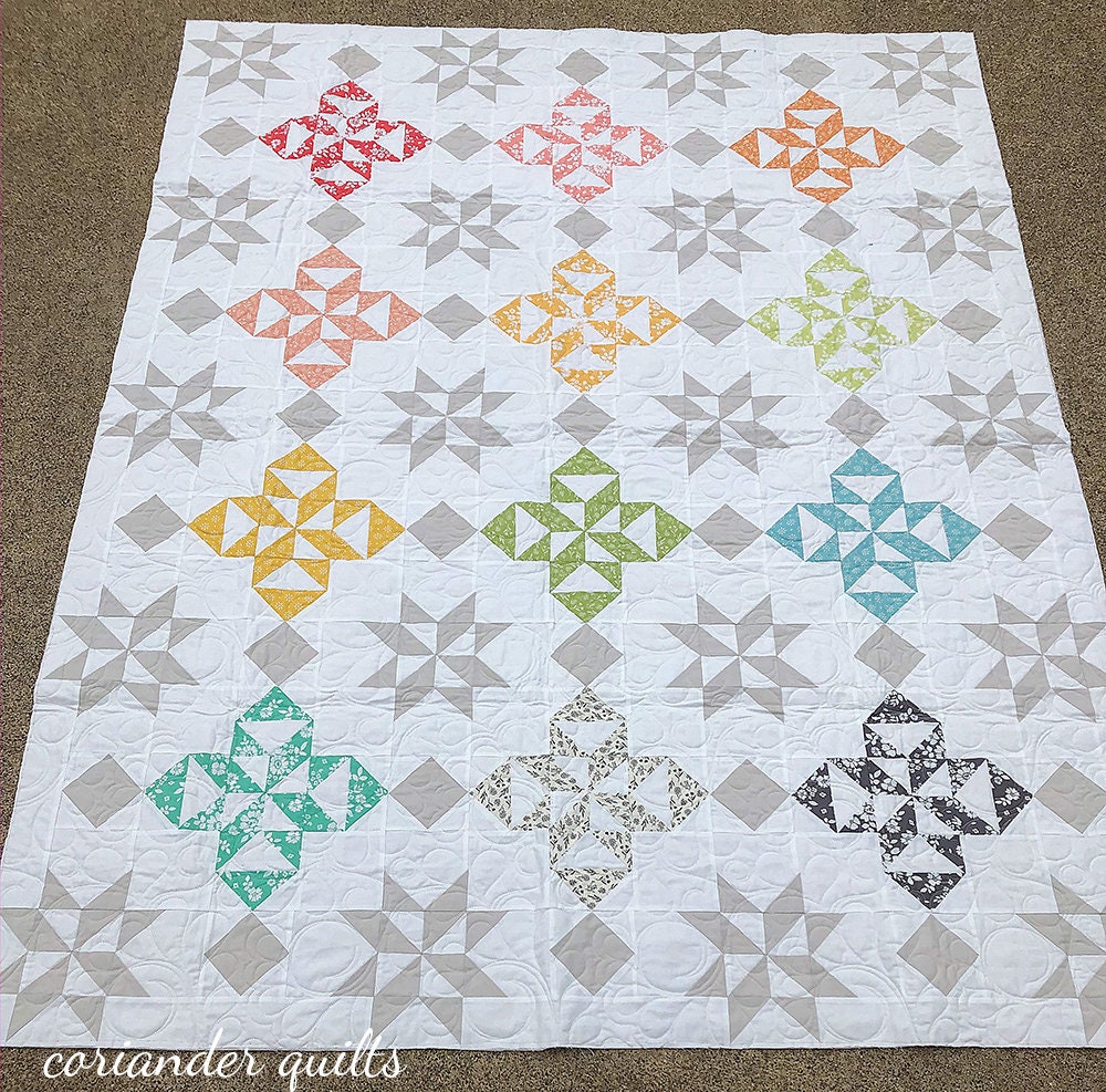 Sweetly Shining PDF Quilt Pattern #166 - Etsy