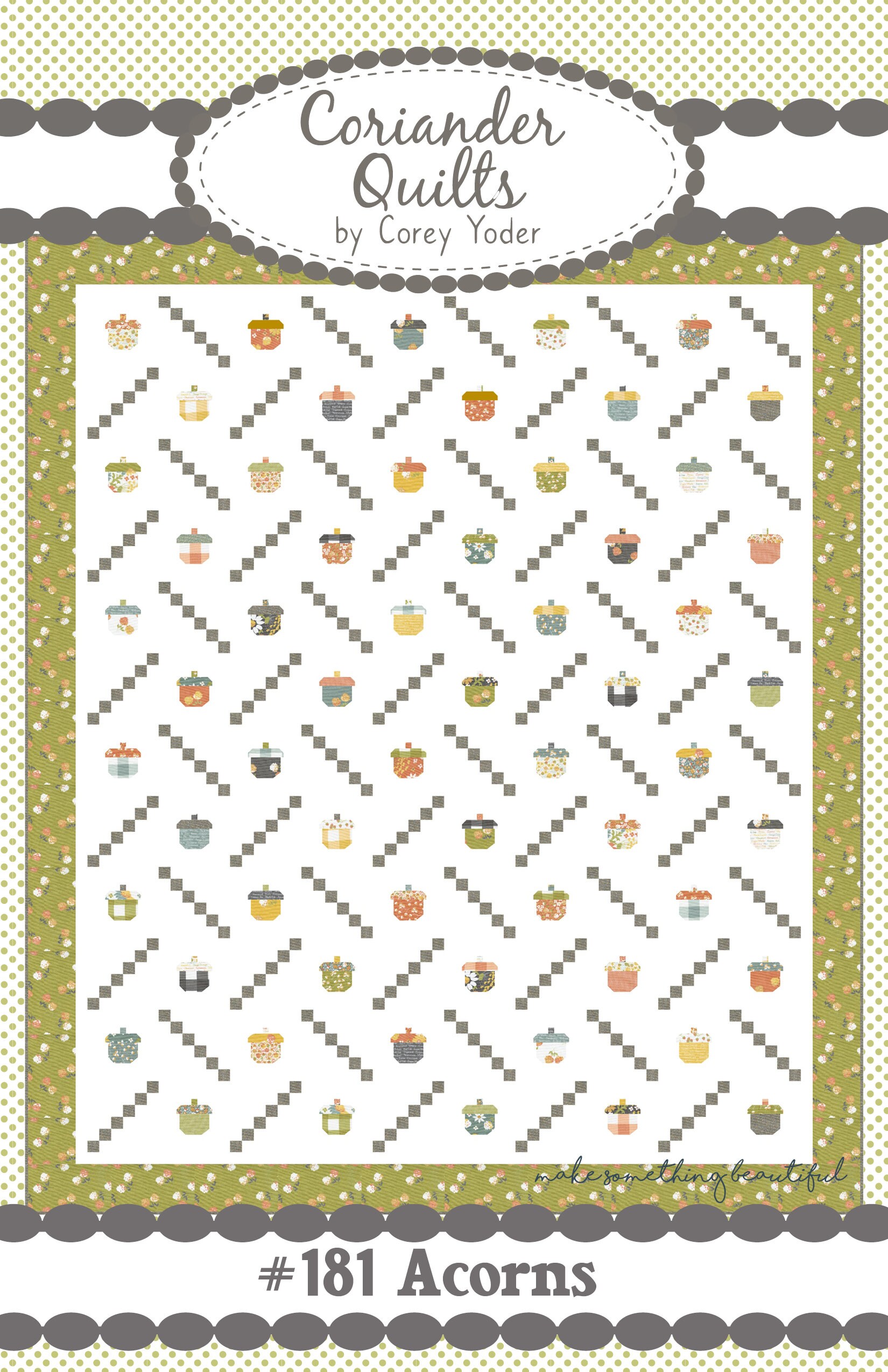 Acorns PDF Quilt Pattern #181 - Etsy