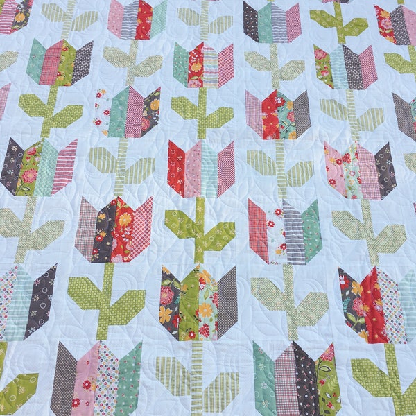 Tulip Quilt Pattern - Etsy