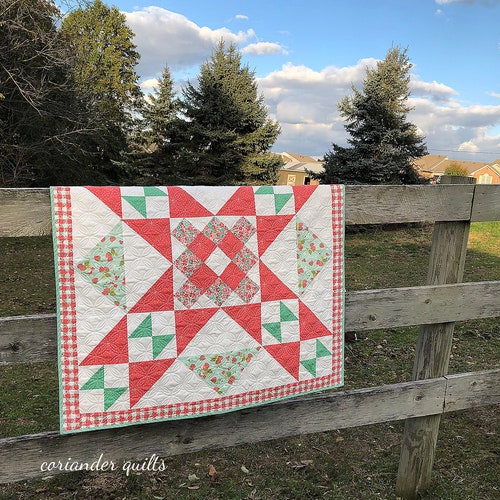 Barn Star PDF Quilt Pattern 127 - Etsy