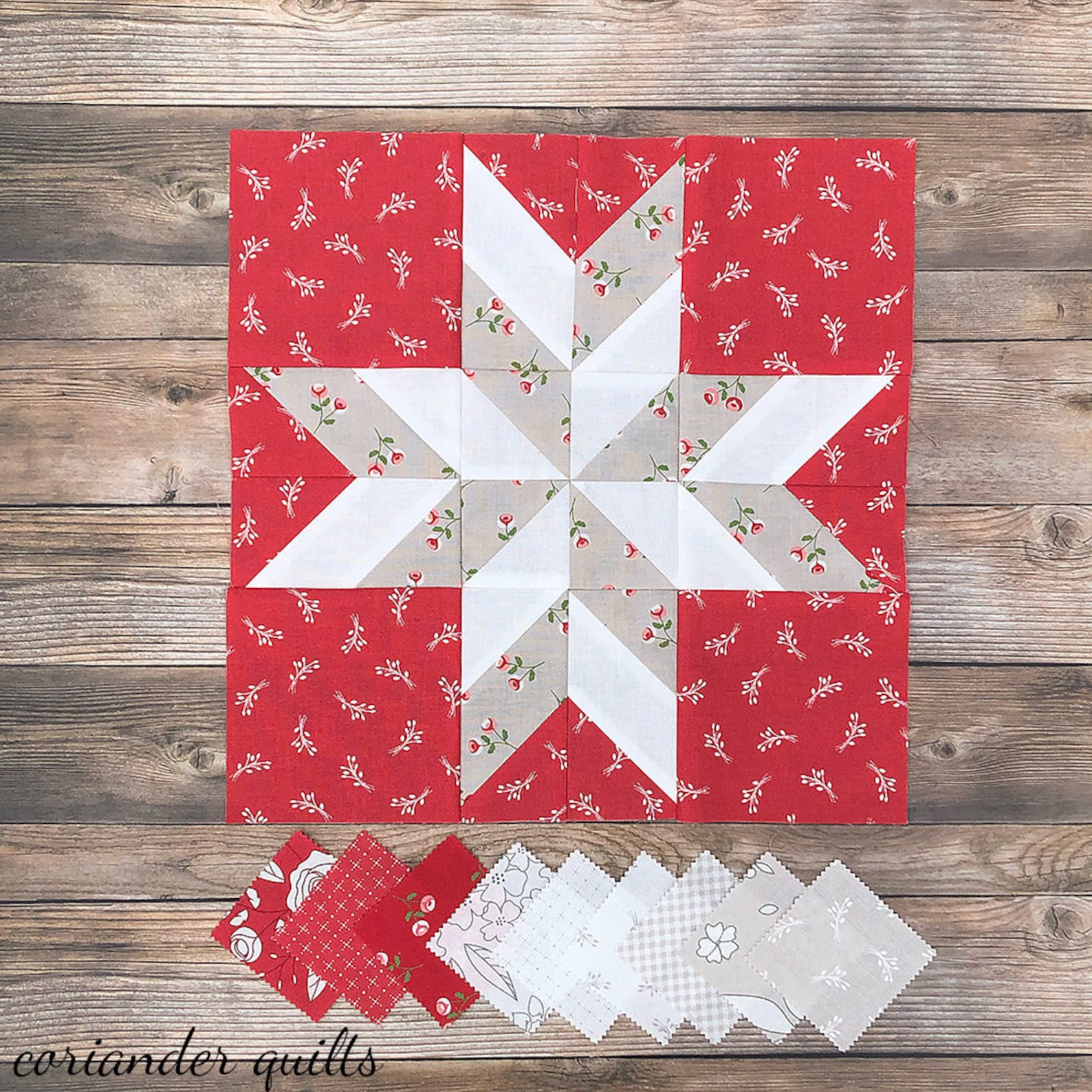 Star Twist Paper Quilt Pattern #184 - Etsy