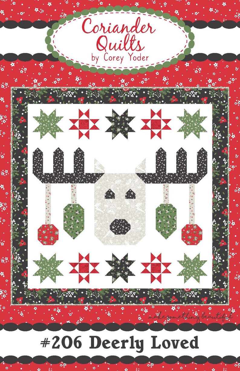 Deerly Loved PDF Quilt Pattern #206 - Etsy