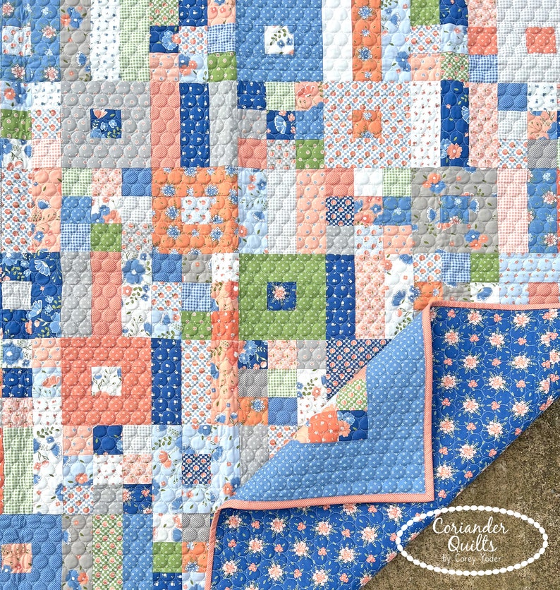 Coriander Quilts 5 Piece DIGITAL/PDF Pattern Bundle #14 (peachy Keen ...