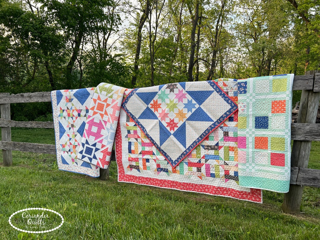 Coriander Quilts 5 Piece PAPER Pattern Bundle #17 (cali & Co. Pattern ...