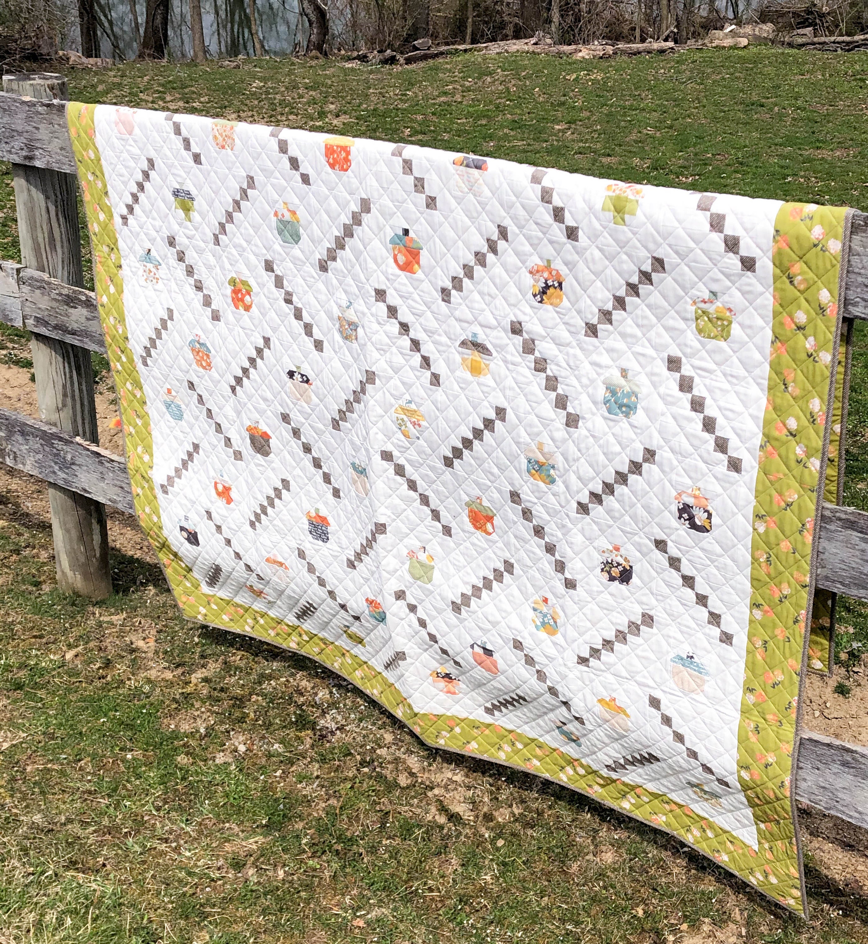 Acorns PDF Quilt Pattern #181 - Etsy