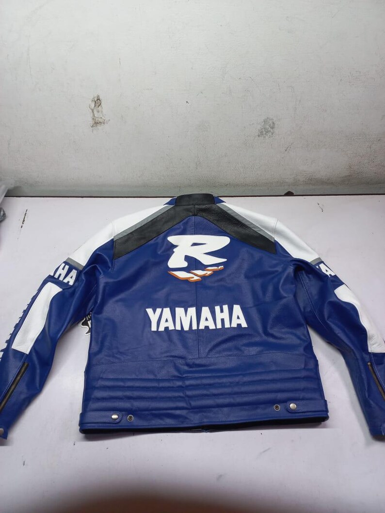 Yamaha Motorcycle Motorbike Leather Jacket - Etsy