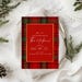 Holiday Party Invitations | Red Plaid Christmas Tartan Invite Digital ...