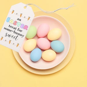 Printable Easter Treat Tags, Somebunny Sweet Favor Tags, Easter Basket ...