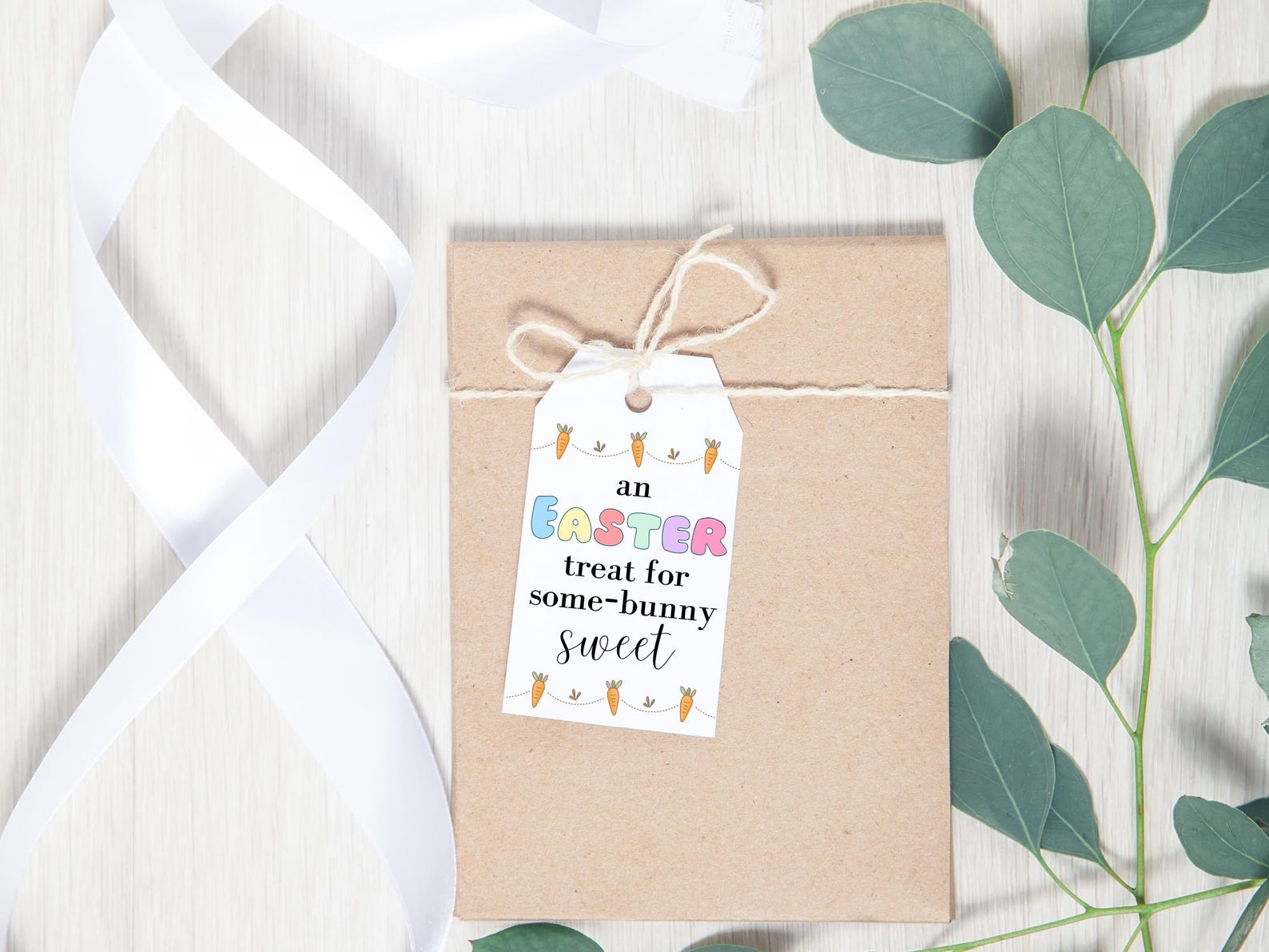 Printable Easter Treat Tags: Somebunny Sweet Favor (PDF Download) - Etsy