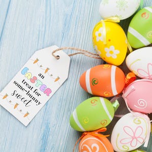 Printable Easter Treat Tags, Somebunny Sweet Favor Tags, Easter Basket ...