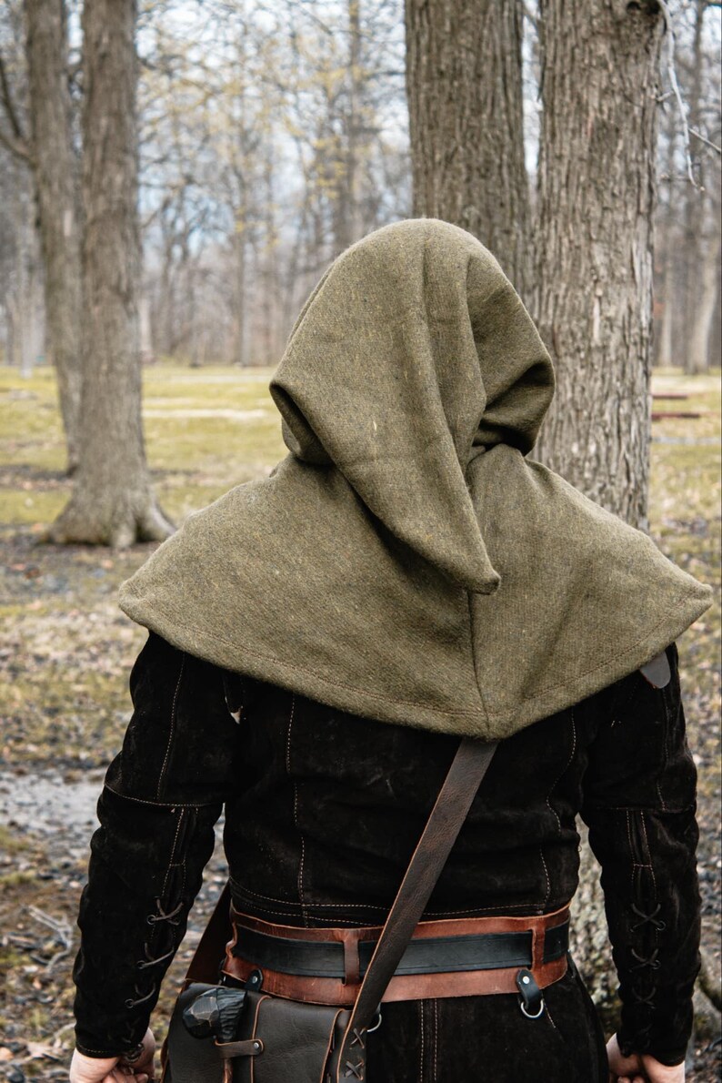 Medieval Wool Hood - Etsy