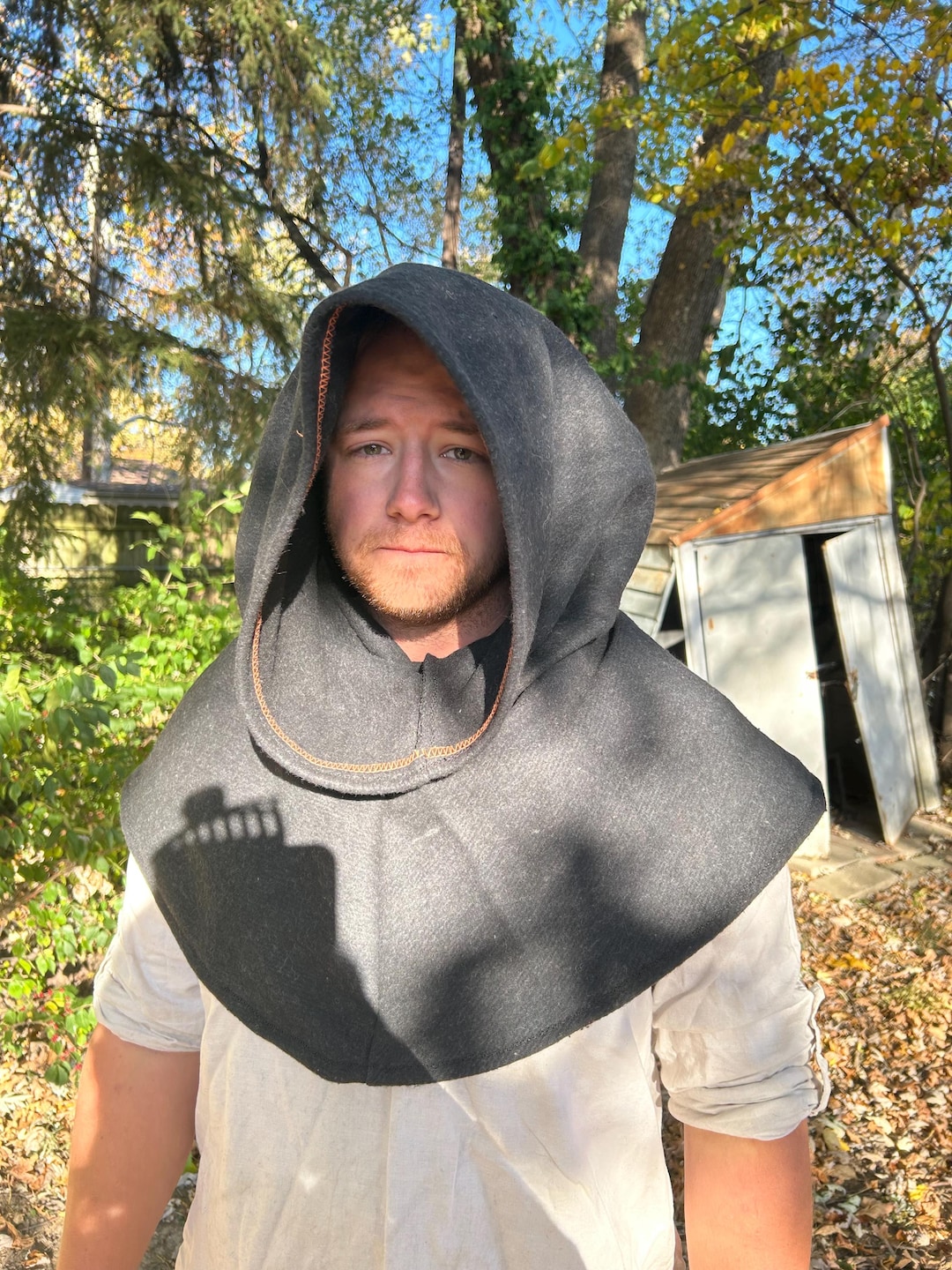 Medieval Wool Hood - Etsy