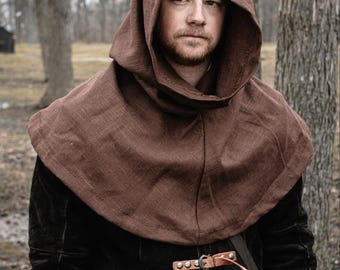 Medieval Wool Hood - Etsy