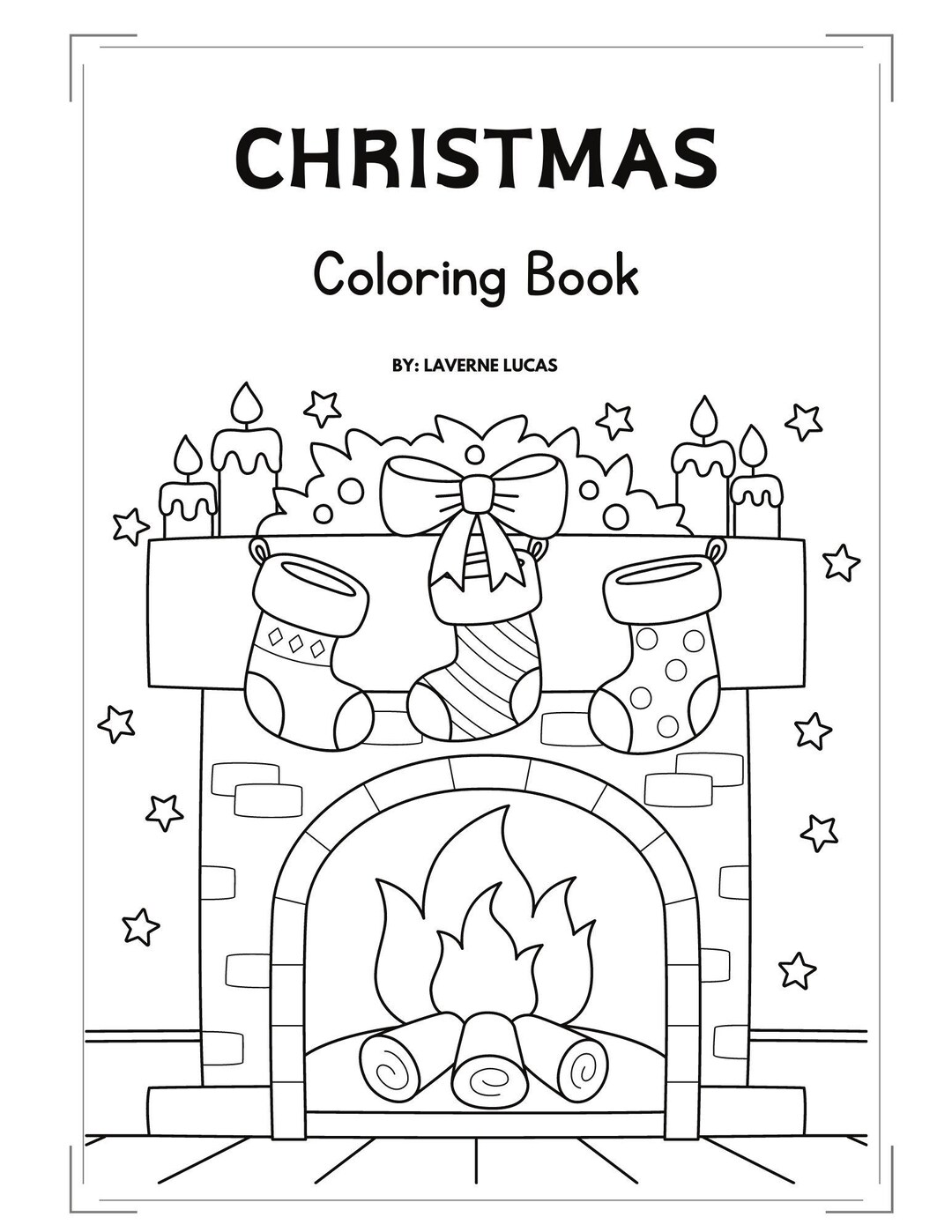 Christmas Coloring /activity Book - Etsy