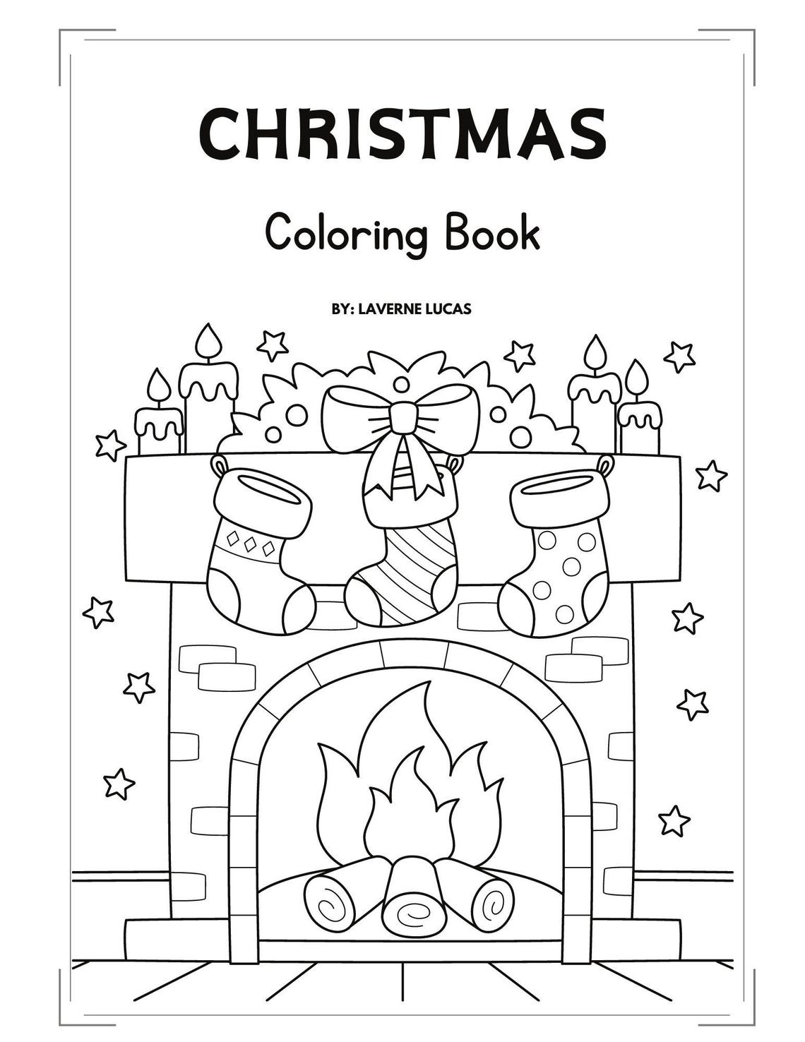 Christmas Coloring /activity Book - Etsy