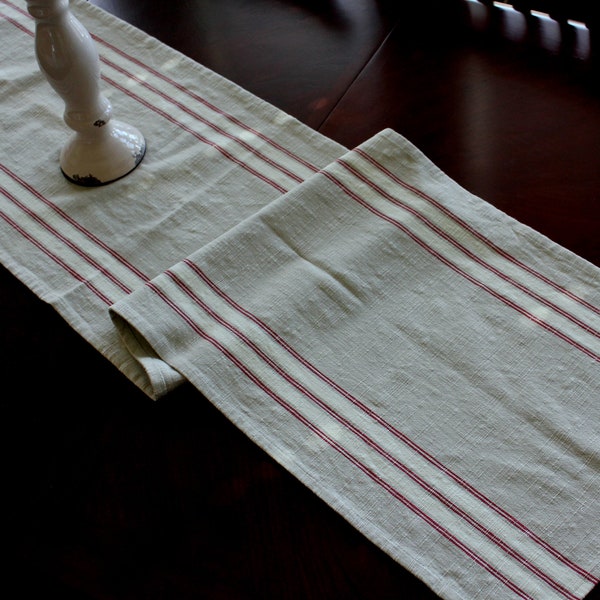 Striped Table Runner - Etsy