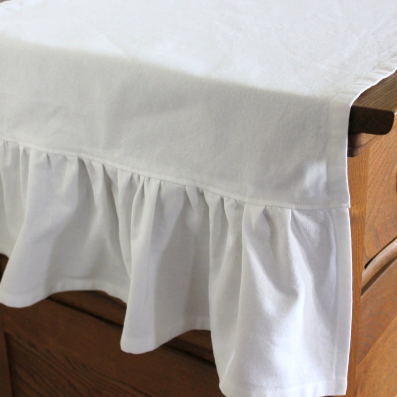 White Table Runner - Etsy