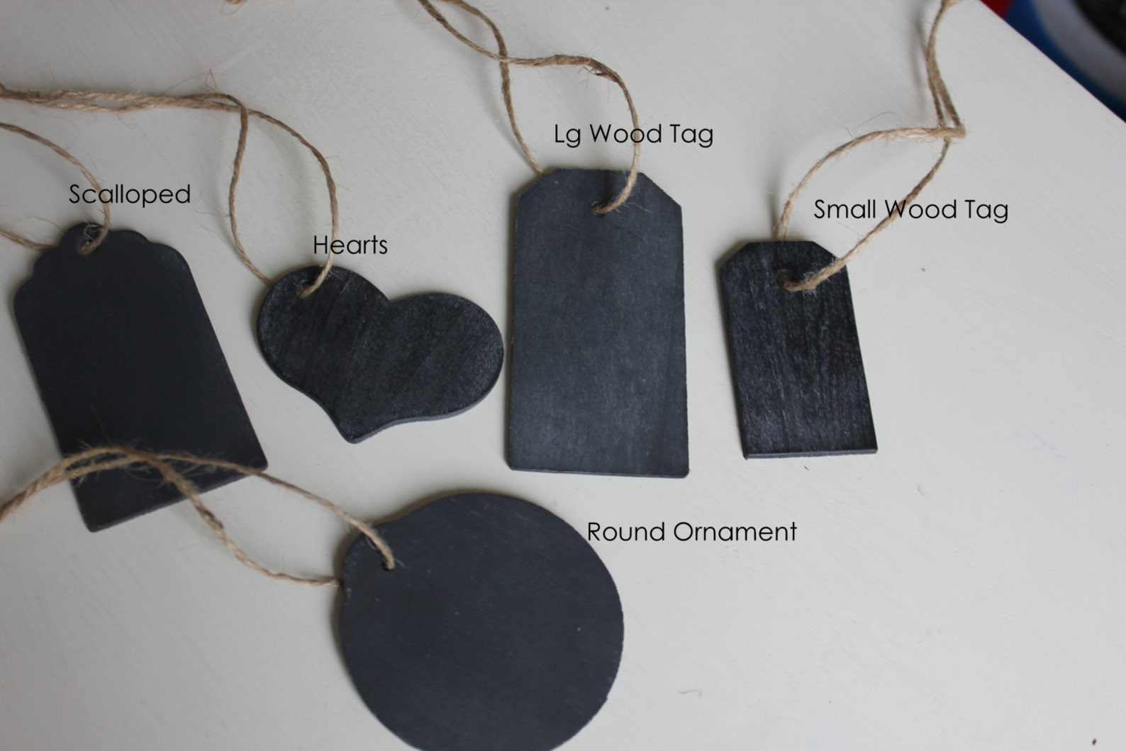 Chalkboard Jar and Basket Tags Shaped Gift Tags Hanging - Etsy