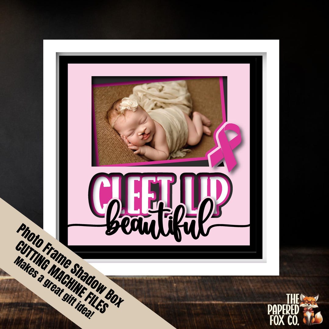 Cleft Lip Awareness Empowering SVG Frame Cut Files, Child Memory ...