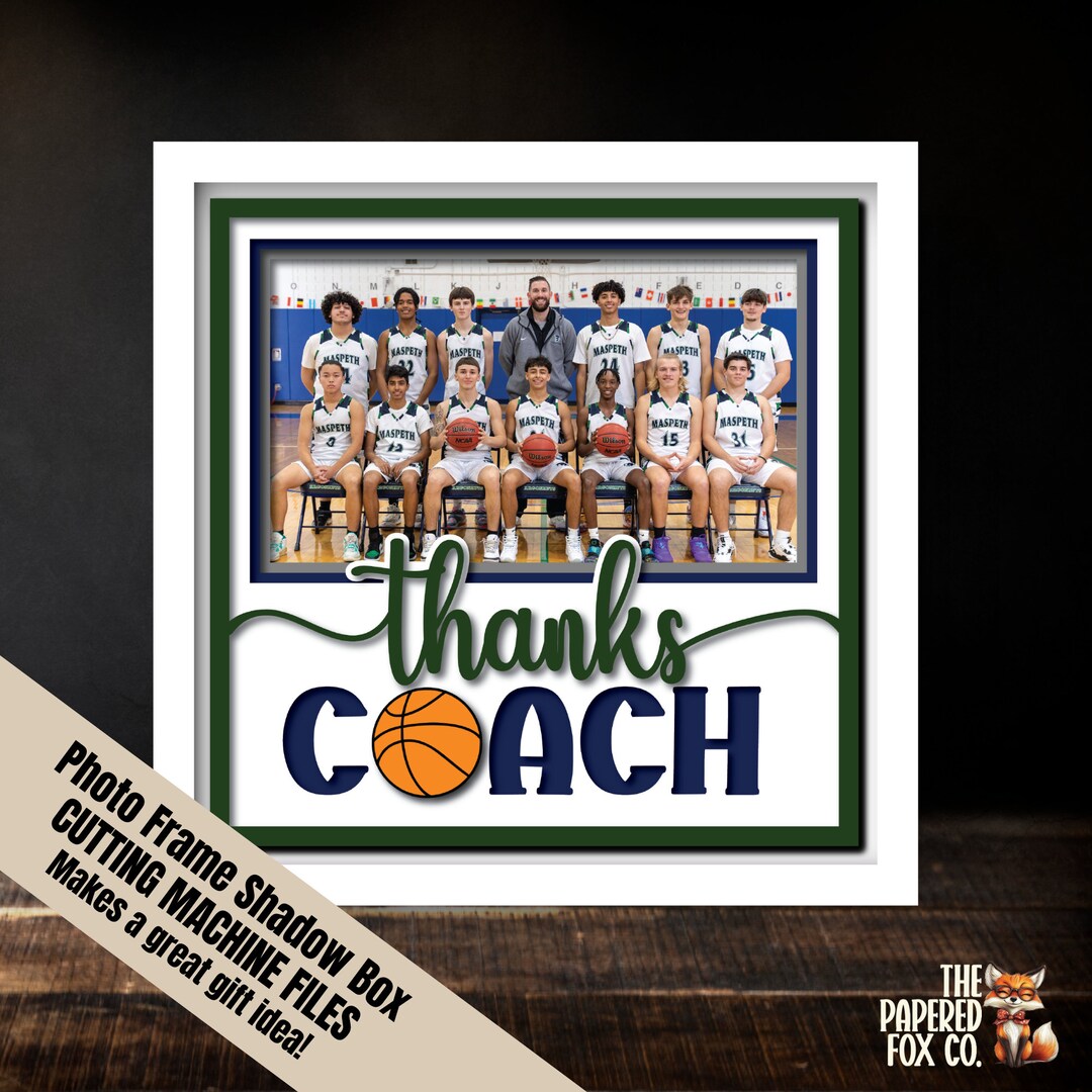 Basketball Coach SVG for Cutting Machine, 3D Cut Files for Picture ...