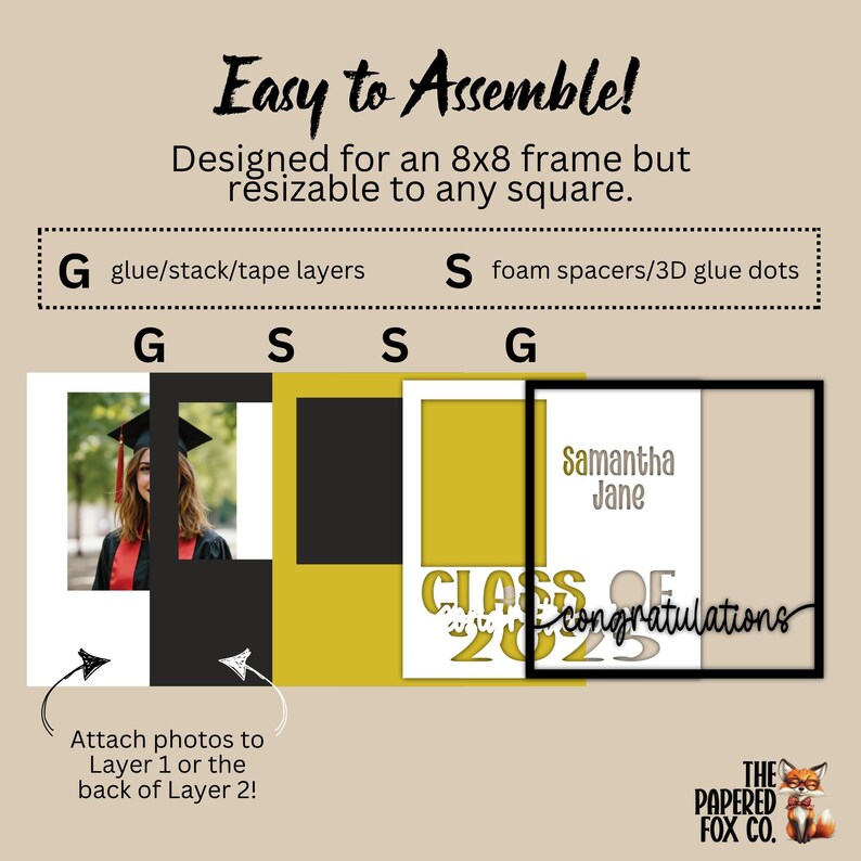 Graduation Svg Files, Senior 2025 Gift for Grad, Personalized Grad ...