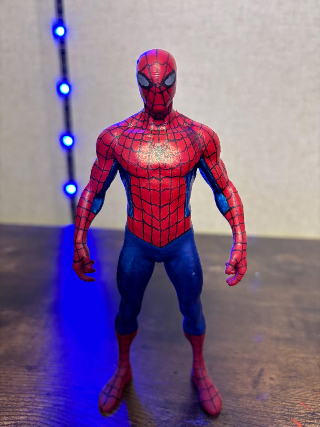 Custom 3D Printed, Hand Painted Spider-man Figure, Unique Collectible ...
