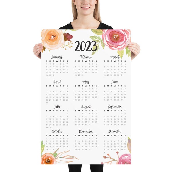 Large 24x36 Calendar - Etsy