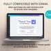 Mercari Thank You Cards, Editable Canva Template, Customer Service ...