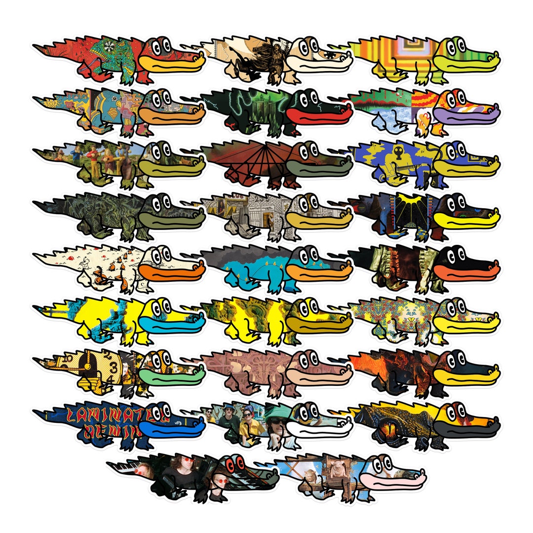 King Gizzard Album Cover Gator Stickers - Etsy
