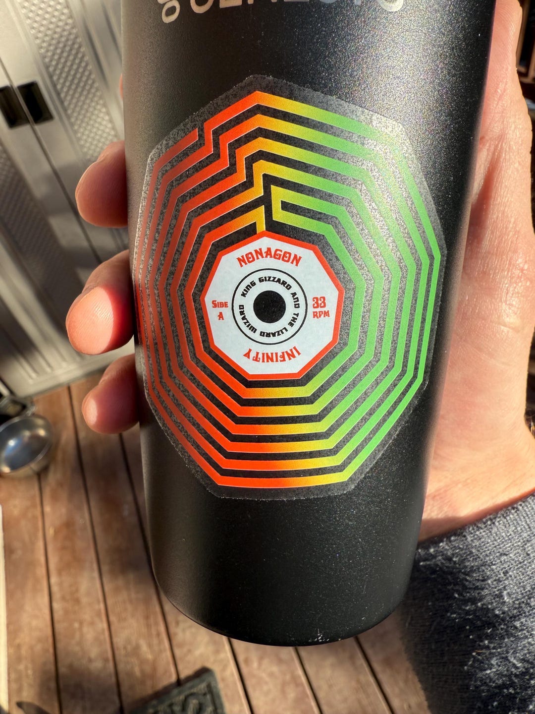 King Gizzard Nonagon Infinity LP Label Sticker - Etsy