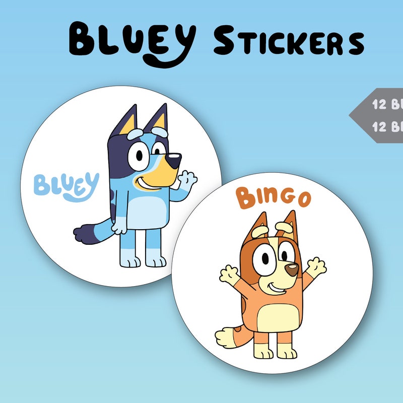 Bluey Gender Reveal - Etsy