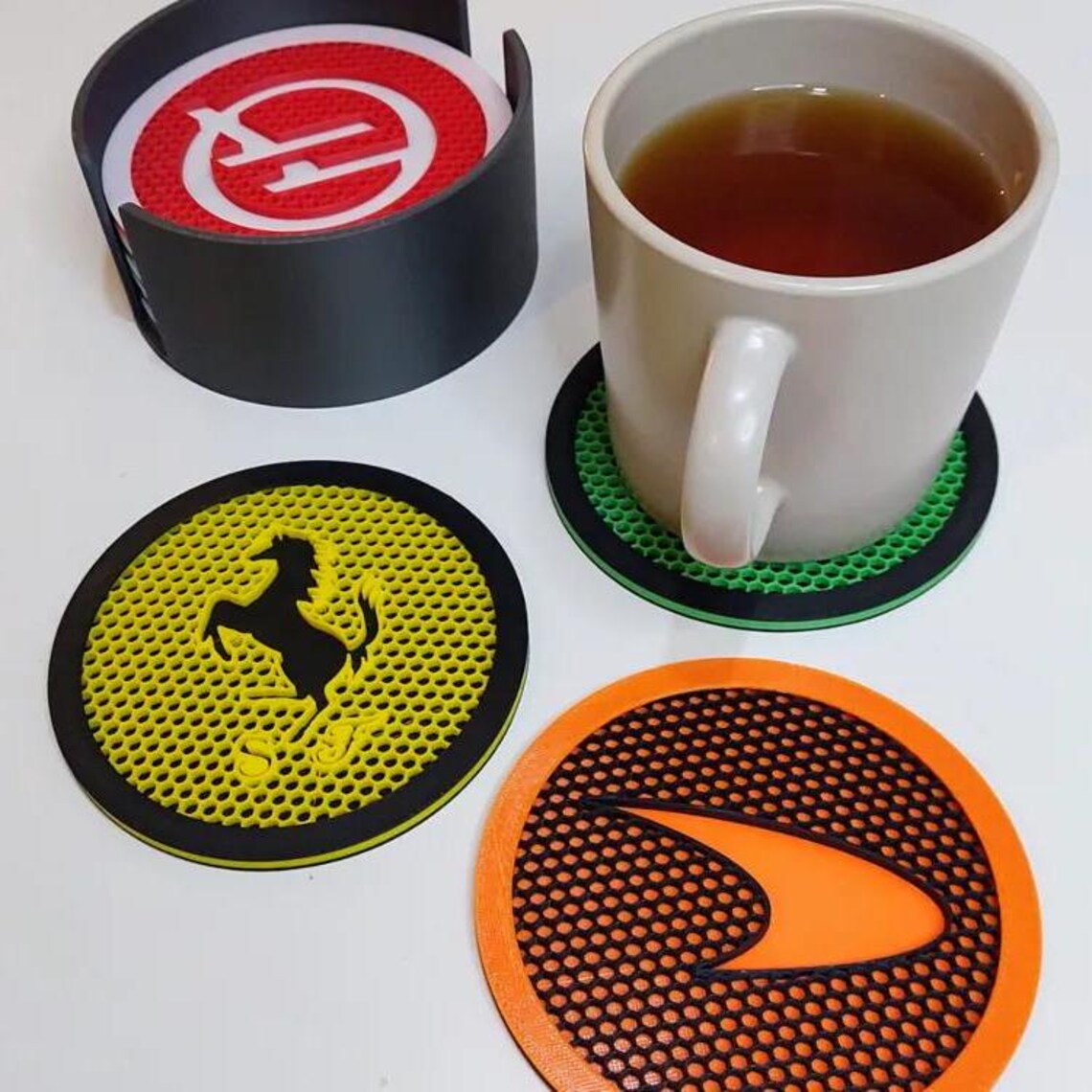 F1 Team Coaster Set (all Teams), Racing Drink Coasters, Motorsport Gift ...